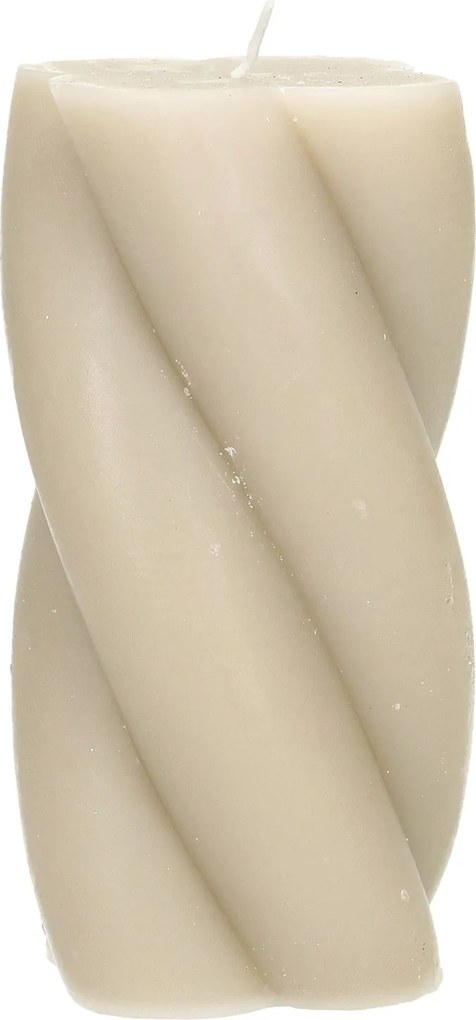 Svíčka Camila 14cm beige