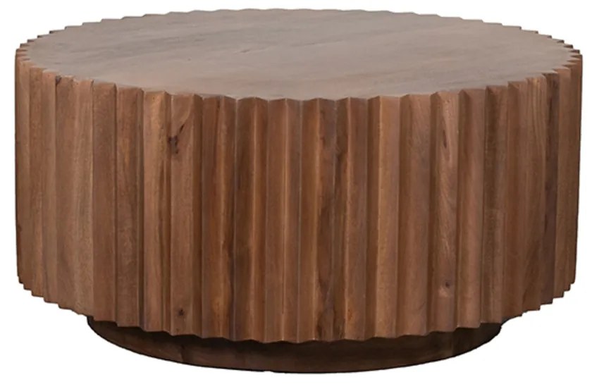 LABEL51 Konferenční stolek NOVAN hnědý 70 cm
