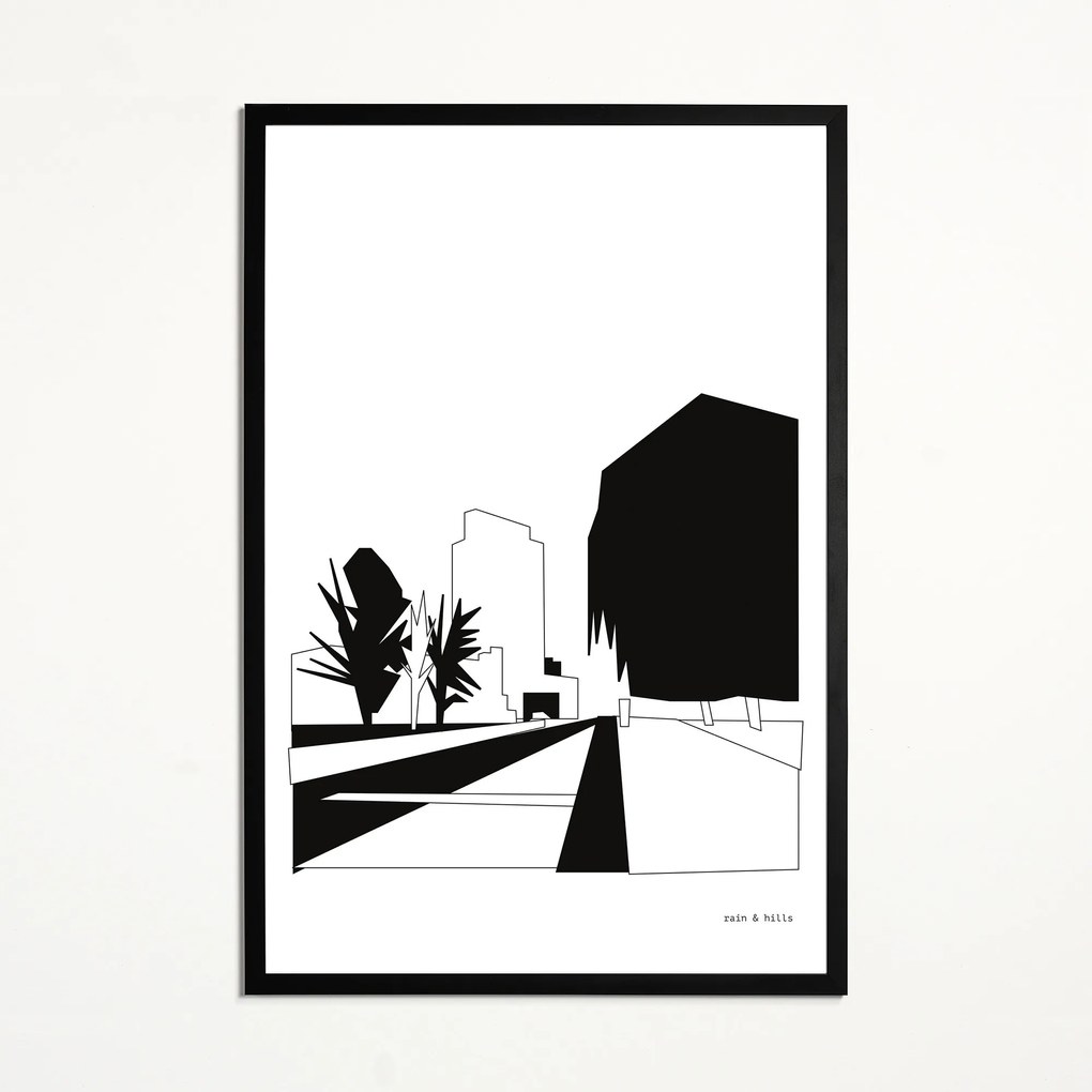 Ondřej Tejkl | River Edge Rám: Černý, Velikost: 40 x 30 cm