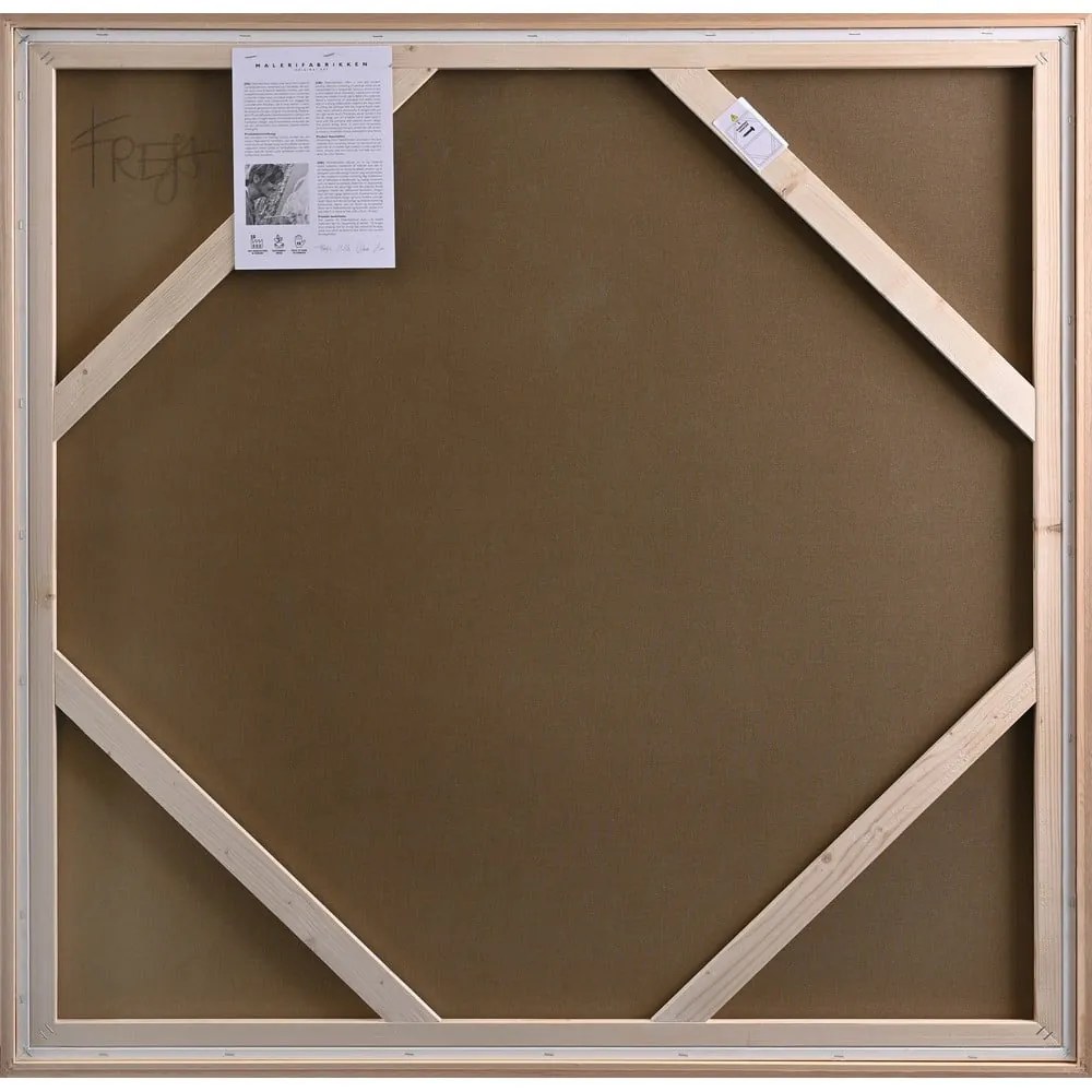 Ručně malovaný obraz s rámem/na plátně 101x101 cm Featured – Malerifabrikken