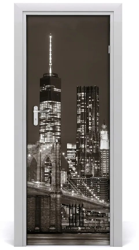 Fototapeta samolepící dveře Manhattan New York 75x205 cm