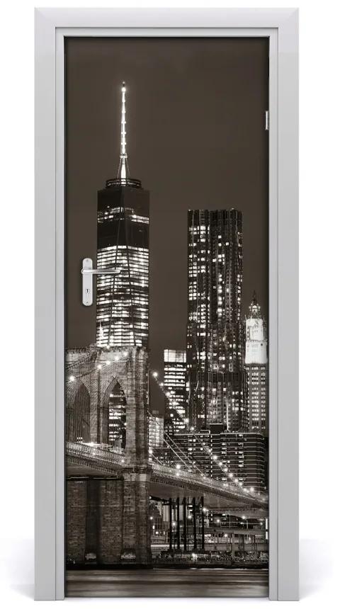 Fototapeta samolepící dveře Manhattan New York 95x205 cm