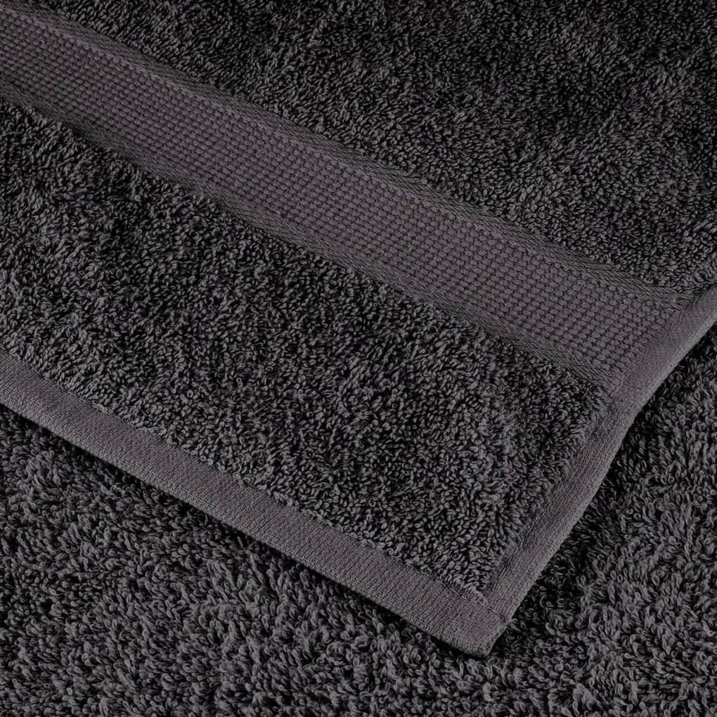 Prémiové ručníky SOLUND 50 ks antracitové 50x100 cm 600 g/m² 137159