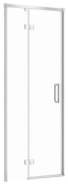 CERSANIT - Sprchové dveře LARGA chrom 80X195, levé, čiré sklo S932-119