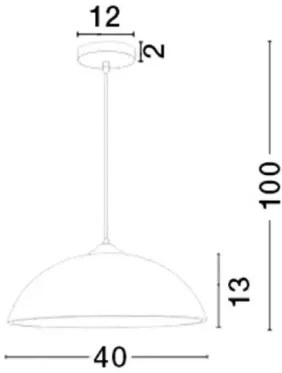 Retro lustr Vinca 40