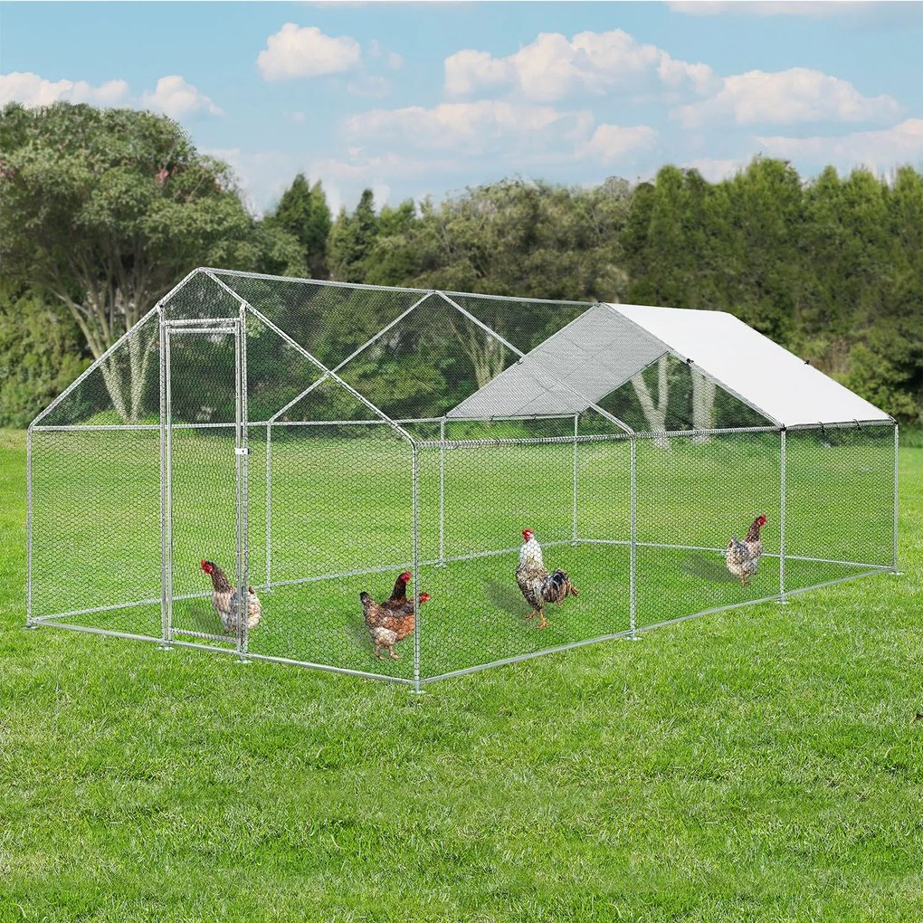 Juskys Výběh pro slepice - 3x6x2m