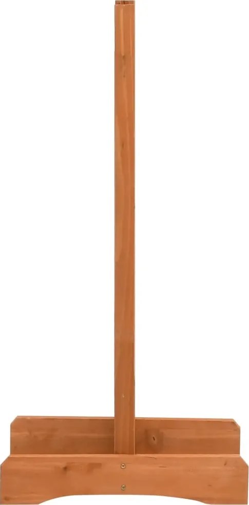 vidaXL Zahradní trelážový plot 120 x 60 cm masivní jedle [314823] Barva: Šedá