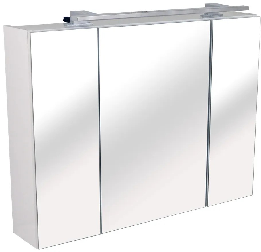 Comodo Zrcadlová skříňka závěsná s LED osvětlením Fabrice W 80 ZS