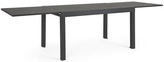 BIZZOTTO Rozkládací zahradní stůl CLIV antracit 135/270x90 cm