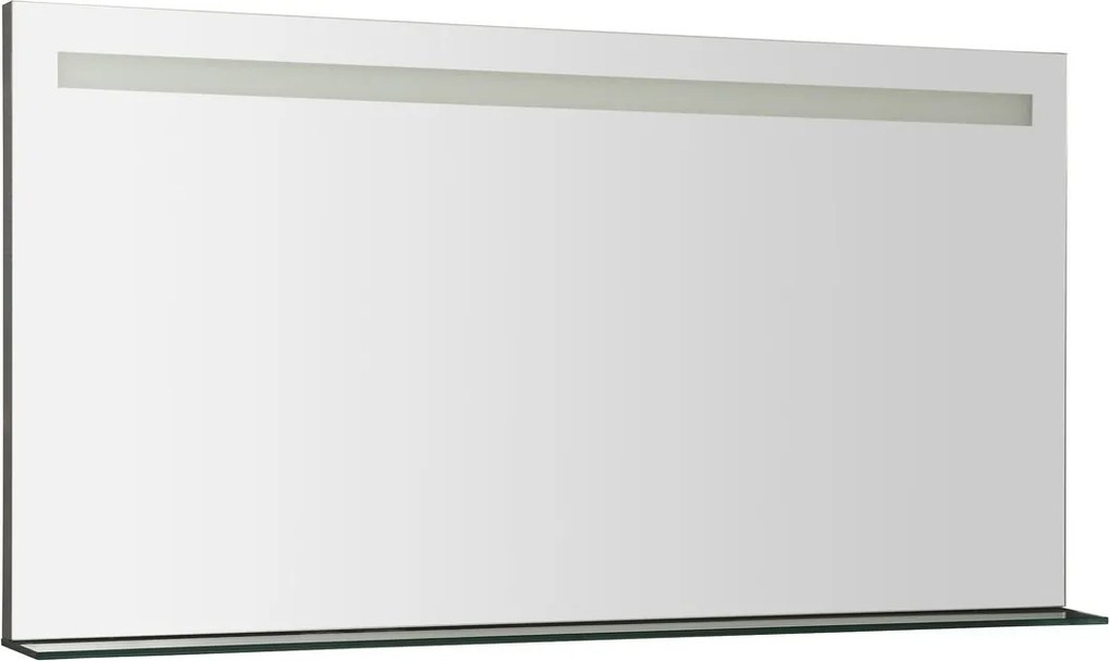 Sapho Sapho, BRETO LED podsvícené zrcadlo, skleněná police, 1200x608mm, BT120