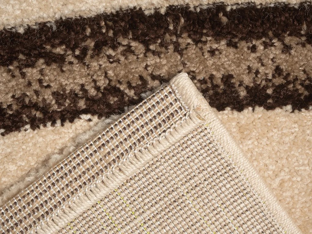 Spoltex, Kusový koberec Infinity New beige 6084, 200x290, béžová, obývací pokoj