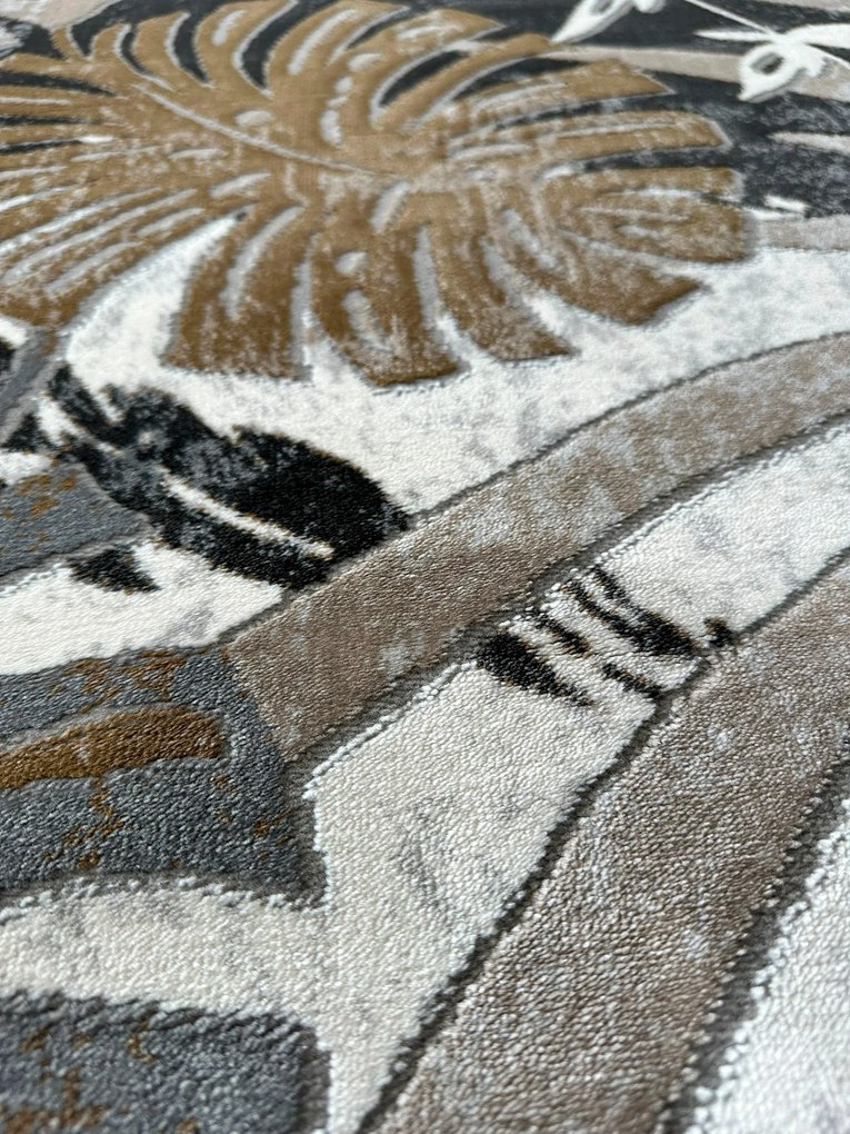BE Koberec Pera 3302 BEIGE - béžový šedý obdélníkový Rozměr: 60x100 cm