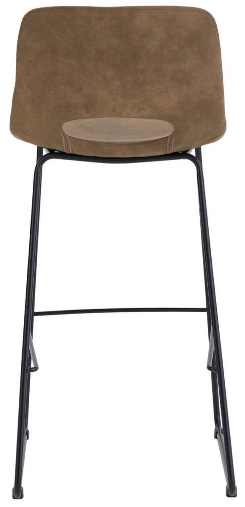 Barová židle wanor 75 cm hnědá MUZZA