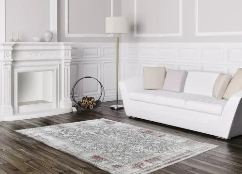 Koberce Breno Kusový koberec OPERA 500/Silver-Pink, Vícebarevné, 80 x 300 cm