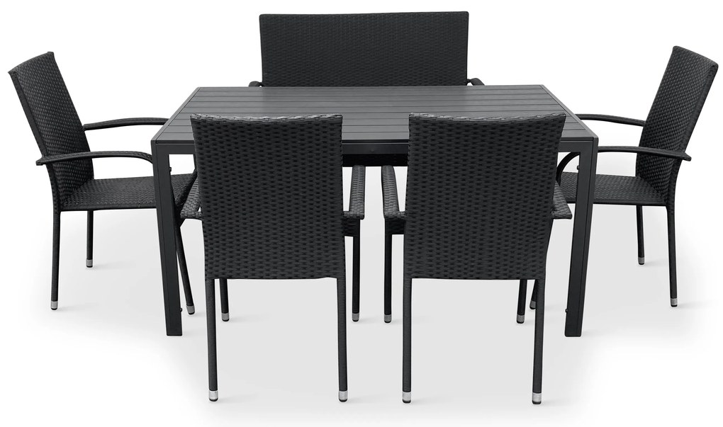 Noela Zahradní set Viking L + 4x židle Paris + 1x lavice Paris