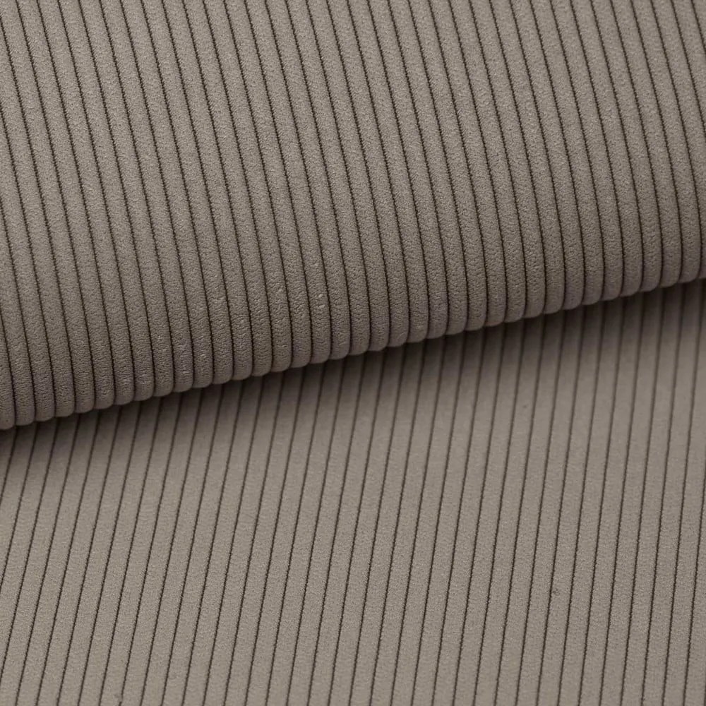Čalouněná dvoulůžková postel taupe s matrací/s roštem 180x200 cm Noira Slim – Bonami Selection