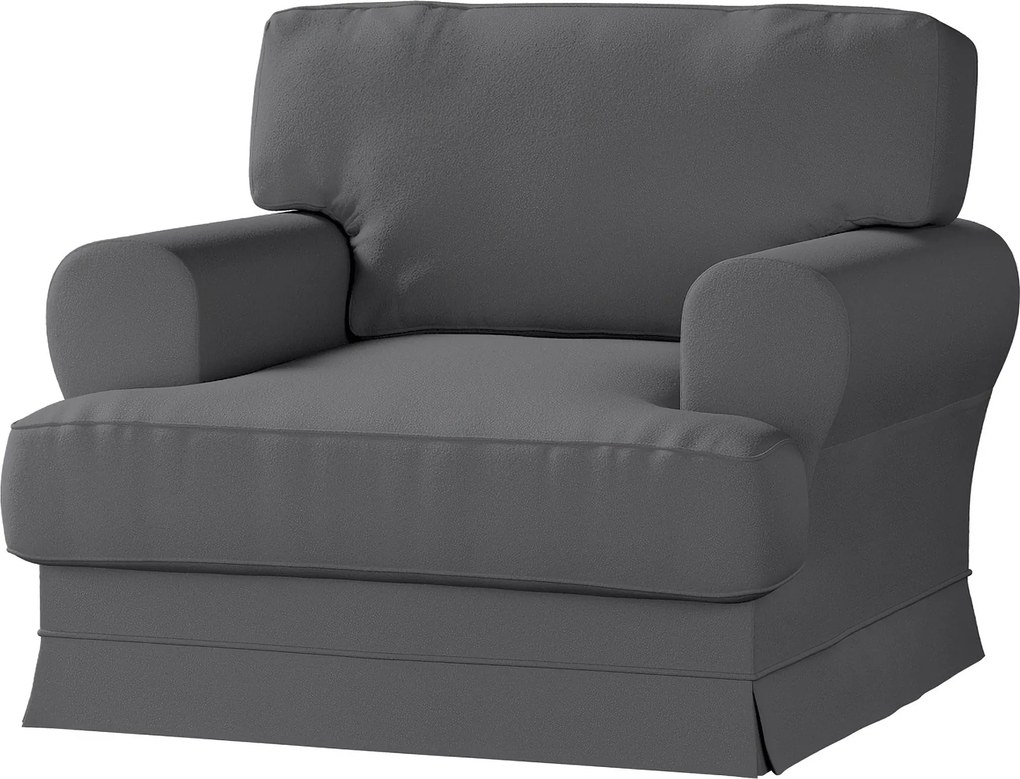 Potah na křeslo IKEA Ekeskog barva šedá látka pletený vzor