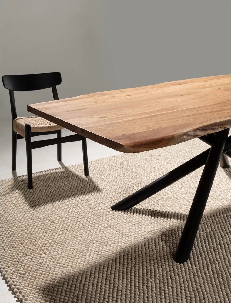 Jídelní stůl z masivu akácie 100x220 cm Anuri – MOME