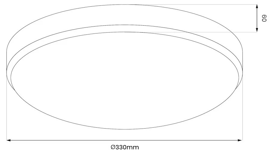Stropní LED svítidlo Maya, 1x LED 15w, 4000k, g