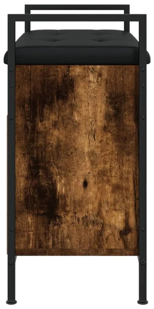 Lavice s botníkem kouřový dub 65,5x32x57,5 cm kompozitní dřevo - Default Title