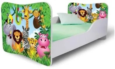 Dětská postel - Madagaskar - butterfly - 140 x 70 cm