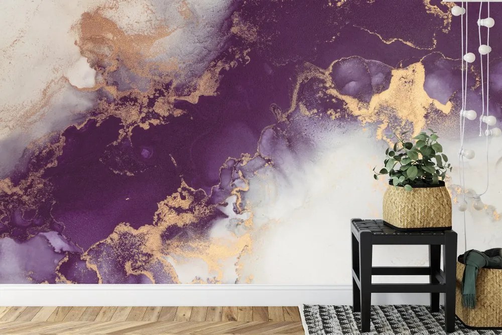 Fototapeta Marble Ink Abstract Art From Exquisite Original Painting For Abstract Background . Painting Was Painted Pattern Of Ombre Alcohol Ink . Hladký vinyl 180x120