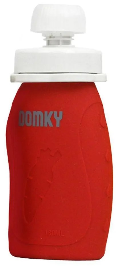 Domky Plnitelná silikonová kapsička 180 ml Červená