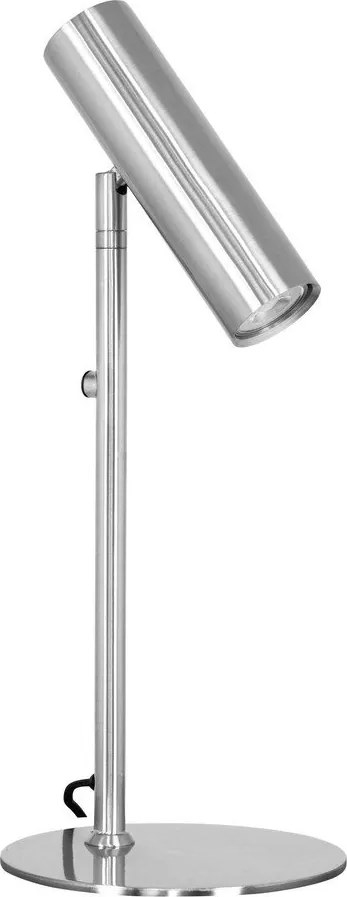 Ocelová stolní lampa ve stříbrné barvě (výška 47 cm) Paris – House Nordic Biano.cz