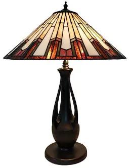 Stolní lampa Tiffany ART DECO Clayre &amp; Eef 5LL-6168