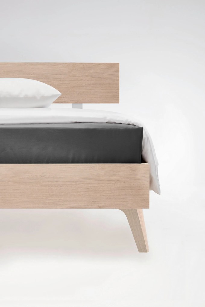 XXXLutz ELASTICKÉ PROSTĚRADLO, makosatén, tmavě šedá, 90/200 cm Fleuresse - Prostěradla - 003273067405