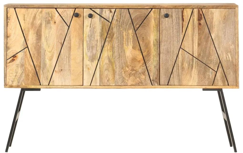 vidaXL Příborník 118 x 30 x 75 cm masivní mangovníkové dřevo