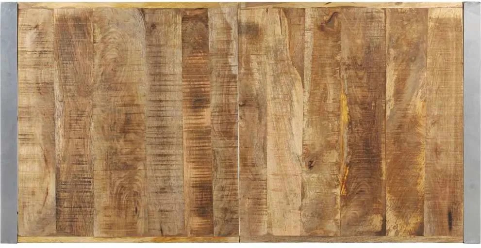 Konferenční stolek 140 x 70 x 40 cm hrubé mangovníkové dřevo 321587