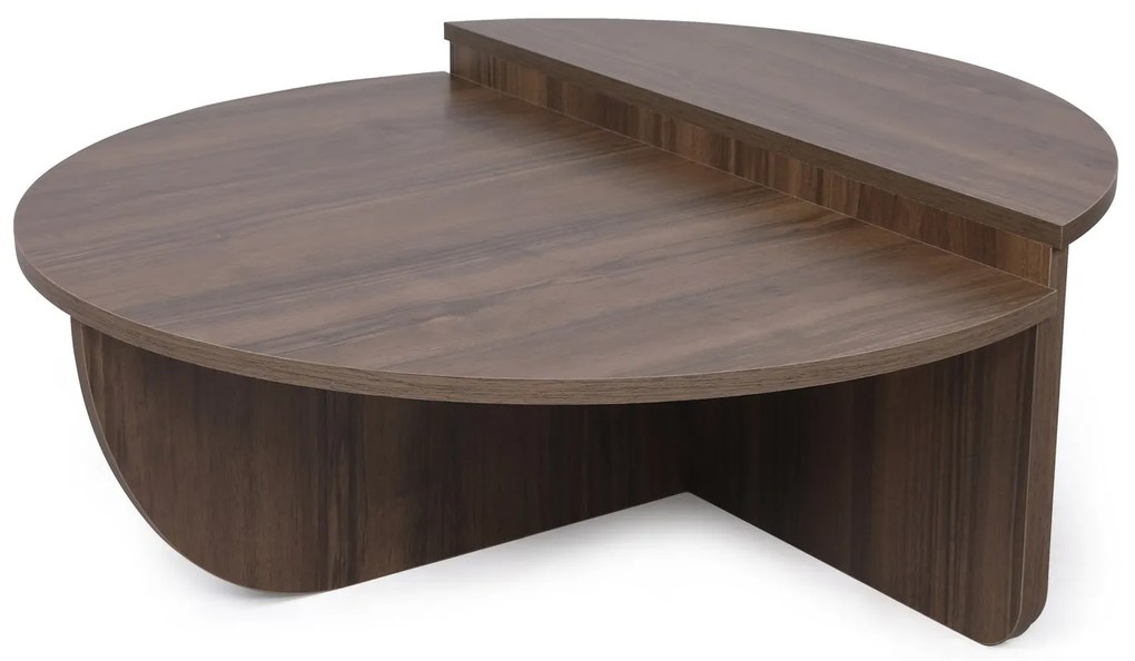 Hanah Home Konferenční stolek Podium - Walnut, Ořech