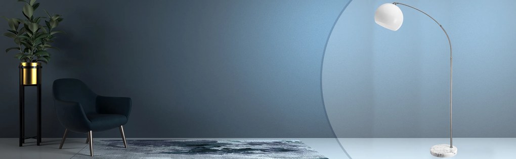 Design Oblouková stojací lampa 190-200cm nastavitelný