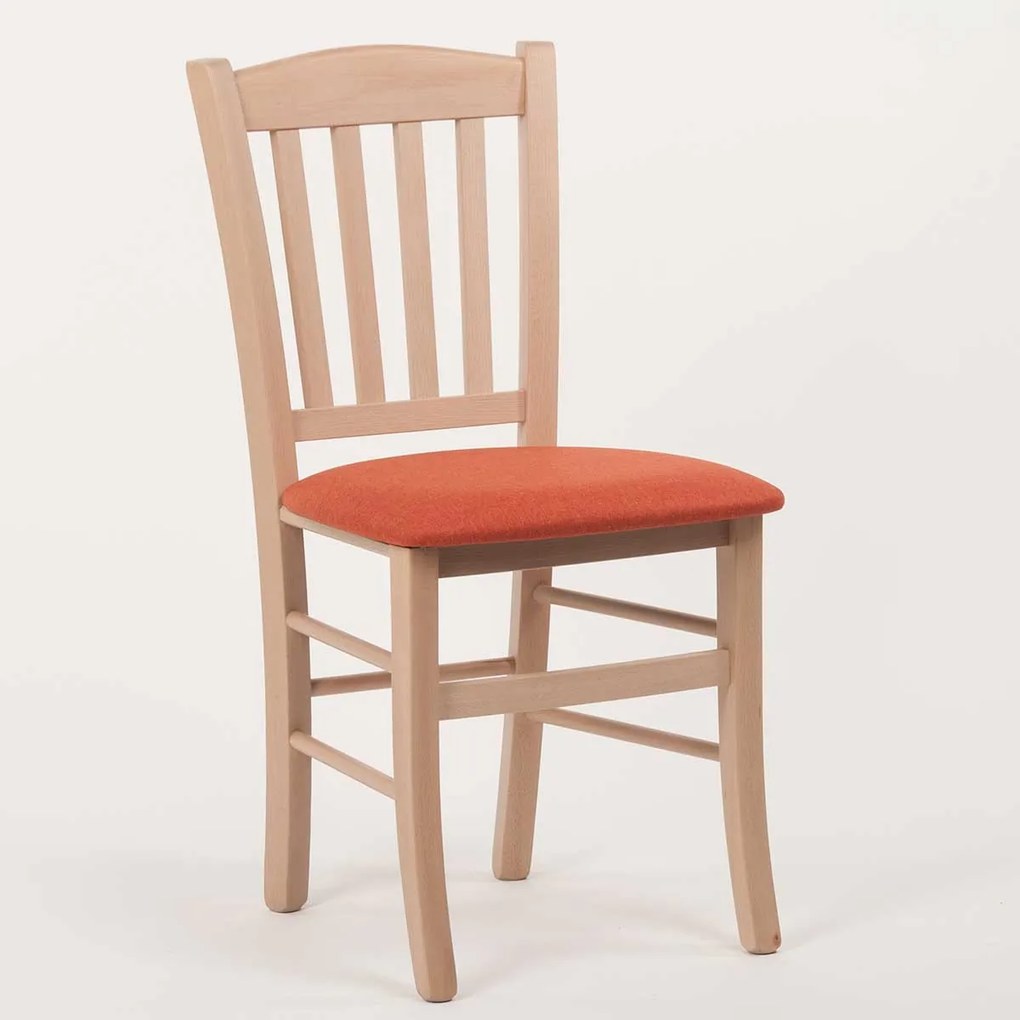Stima Židle VENETA s čalouněným sedákem dub sonoma LUX terracotta 10