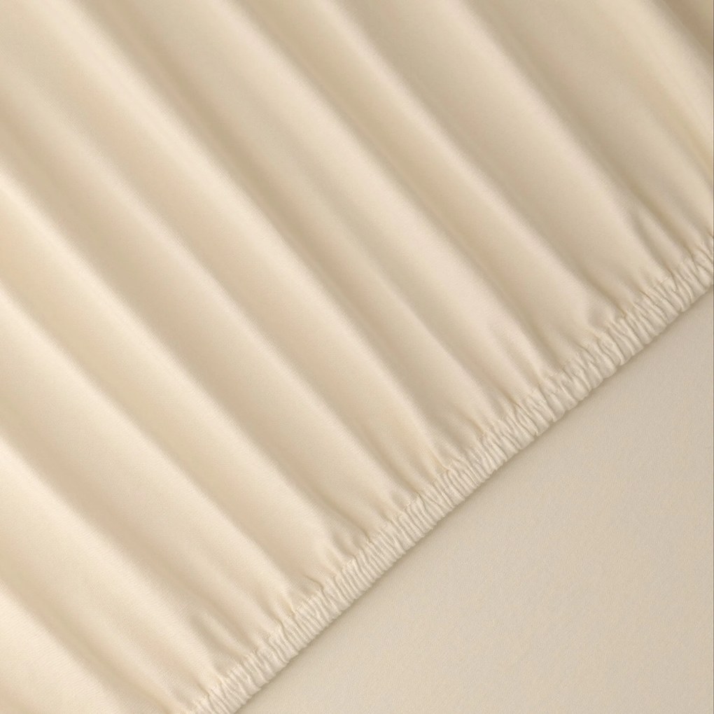 Florella Prostěradlo Avance Jersey Elastan Ivory, 140-160x200-220 cm