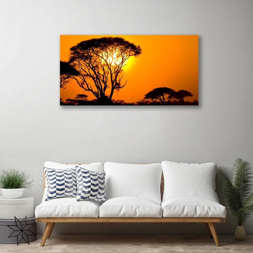 Obraz na plátně Strom Slunce Příroda 140x70 cm