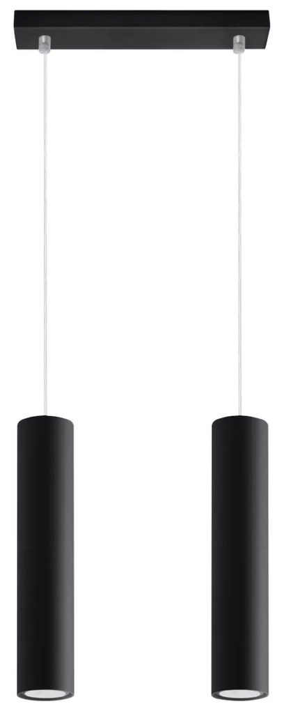 Sollux Lighting Závěsné svítidlo LAGOS 2 Černá