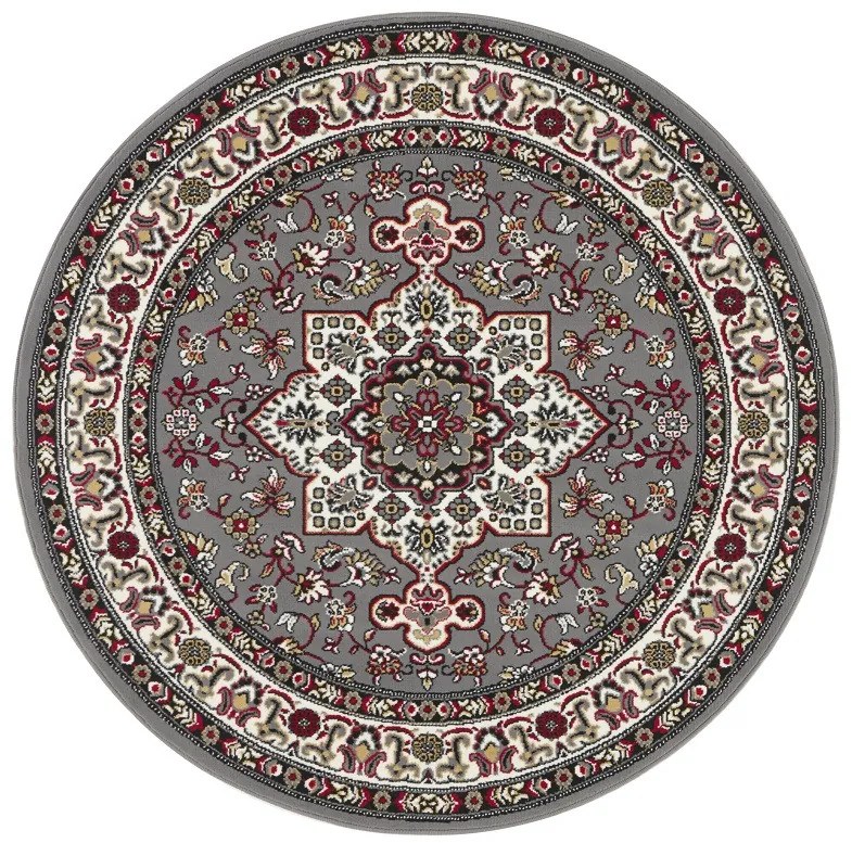 Nouristan - Hanse Home koberce Kruhový koberec Mirkan 104106 Dark-grey - 160x160 (průměr) kruh cm