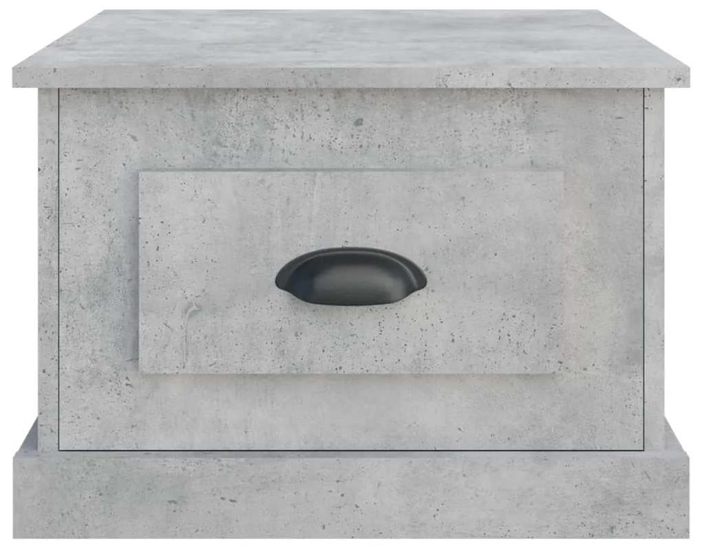 Konferenční stolek betonově šedý 50x50x35 cm kompozitní dřevo - Default Title
