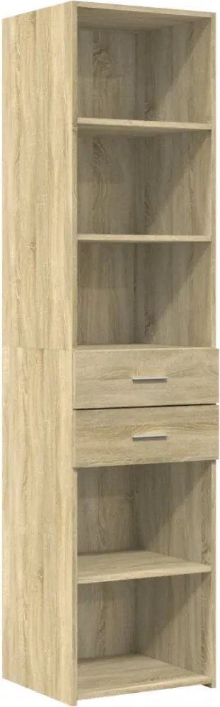 Skříň highboard dub sonoma 45 x 42,5 x 185 cm kompozitní dřevo 3281450