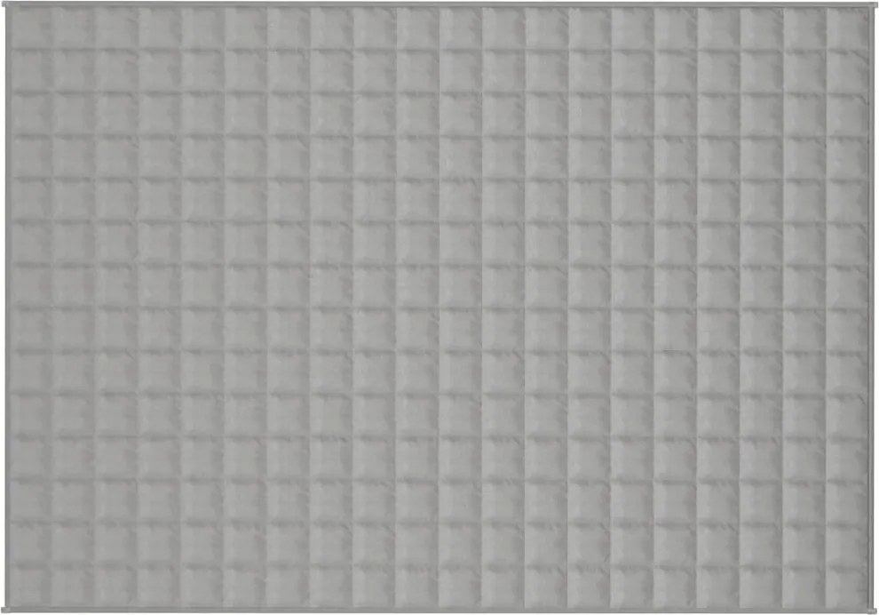 Zátěžová deka šedá 137 x 200 cm 6 kg textil 3154778
