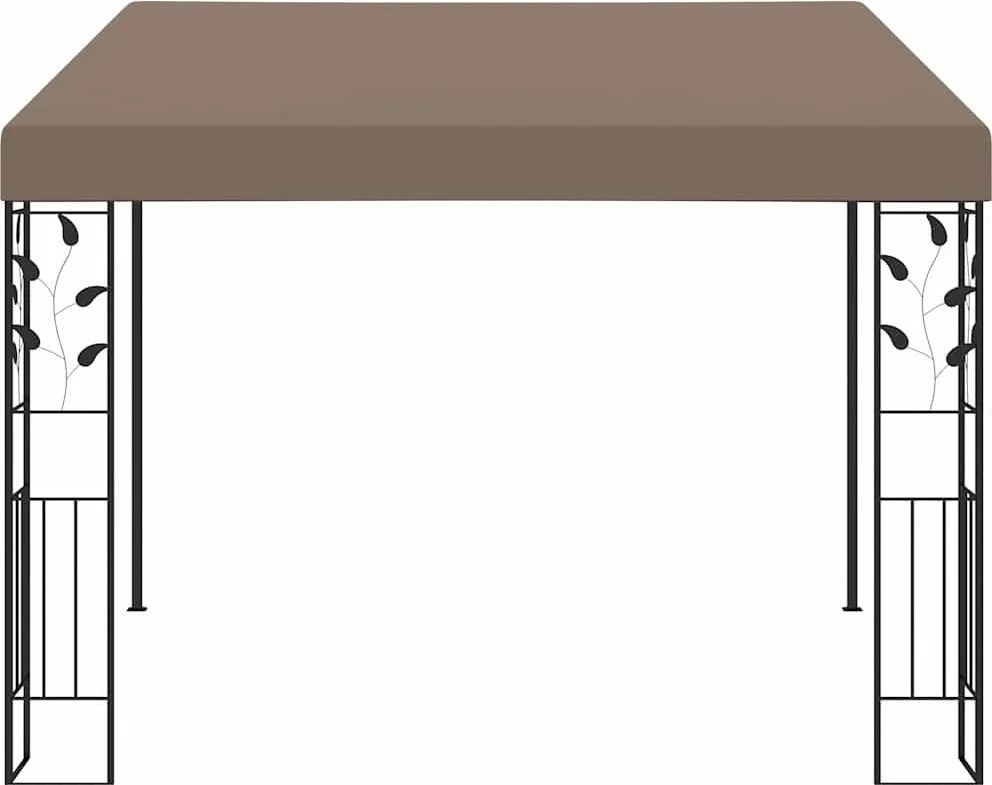 Altán ke zdi 3 x 3 x 2,5 m taupe 312265