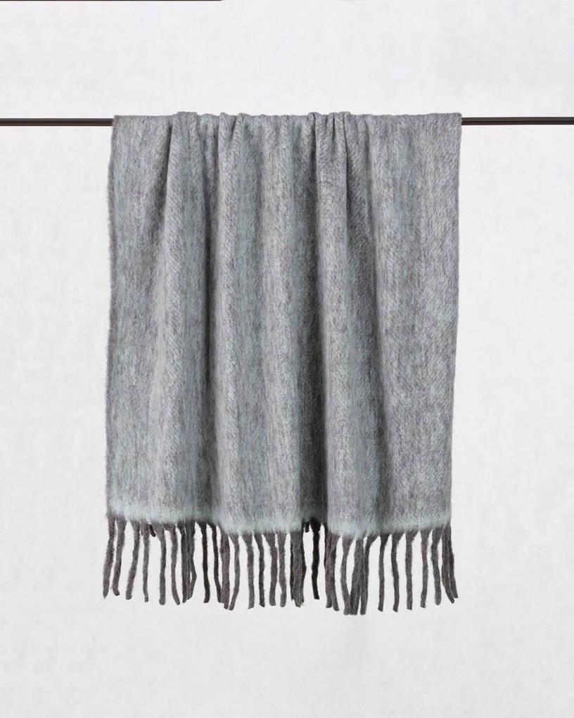 Pléd Cozy 130x170cm grey-mint