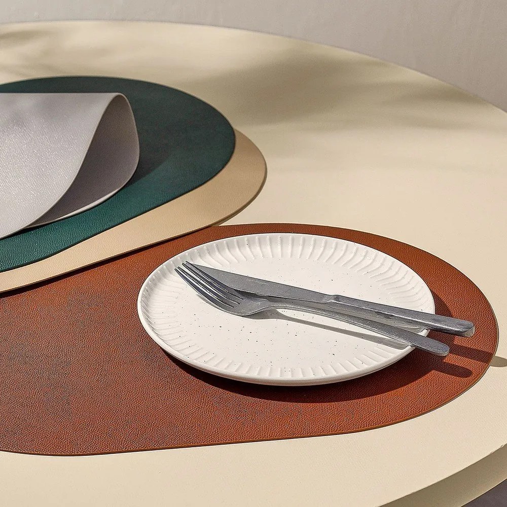 Bílý dezertní talíř ø 21 cm Ora Gloss – Salt&Pepper