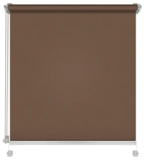 Gario Roleta Mini Standard Strukturovaná Čokoládová Výška: 150 cm, Šířka: 77 cm
