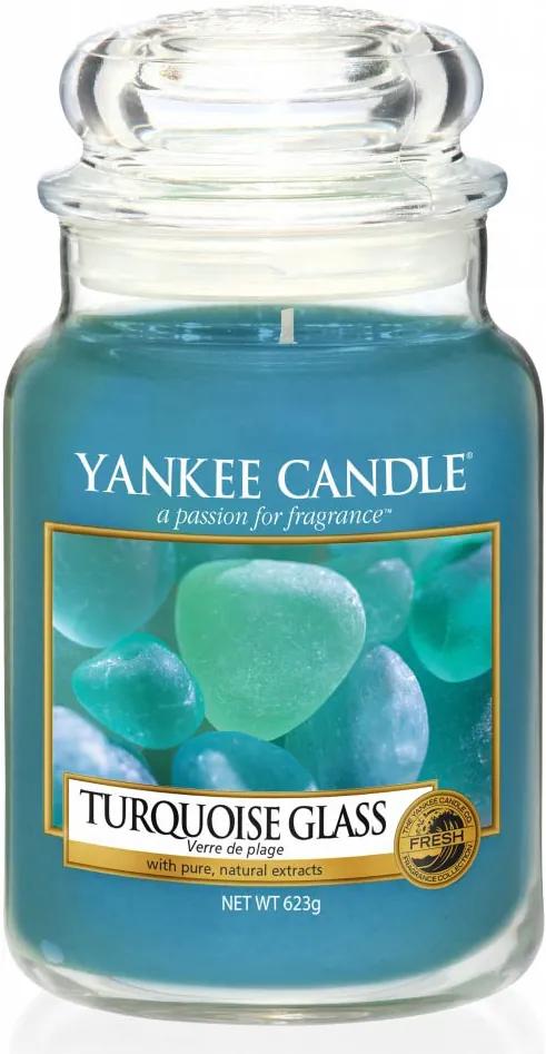 Yankee Candle - vonná svíčka Turquoise Glass 623g