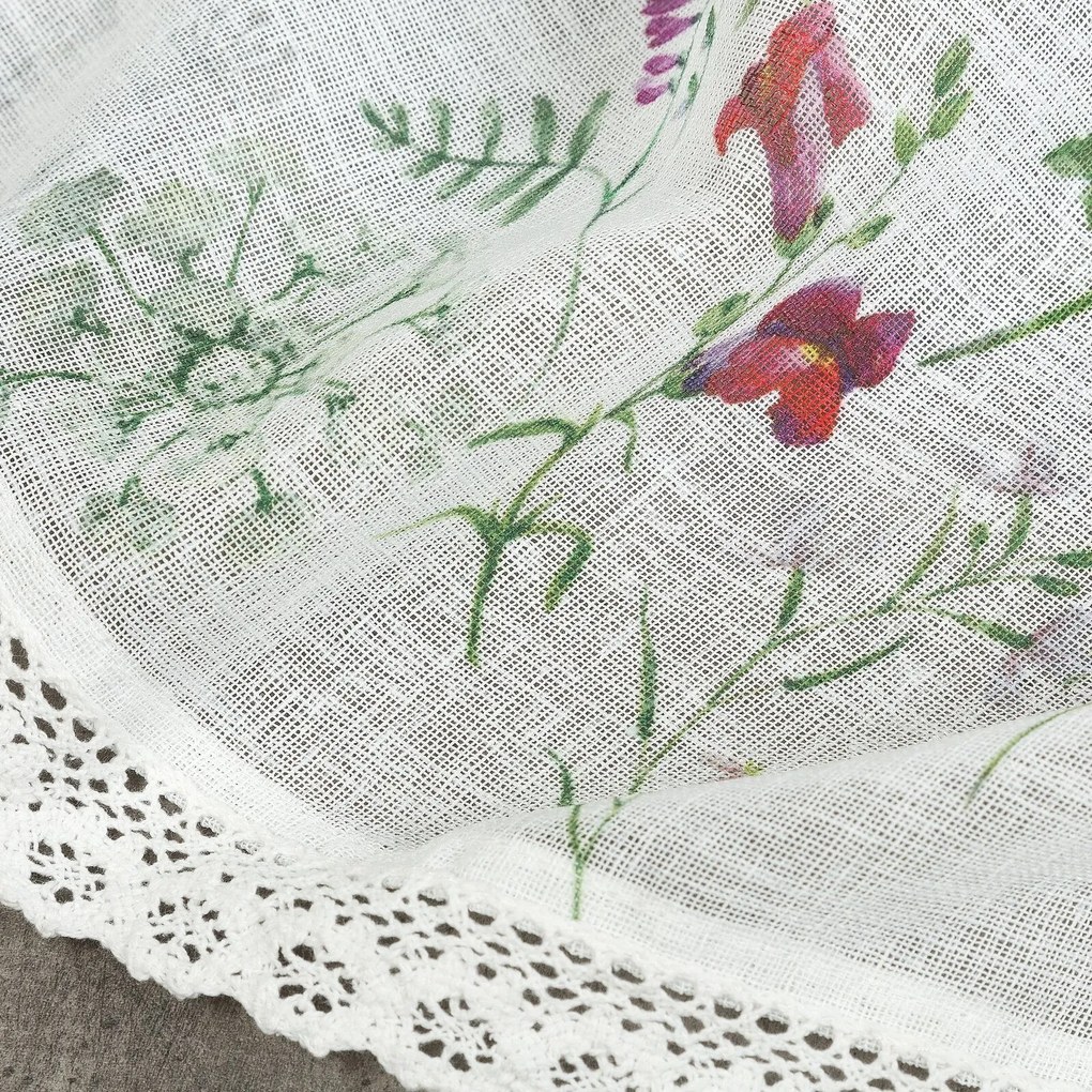 KRÁTKÁ ZÁCLONA NA PÁSCE SYLVIA 150X30 CM VÍCEBAREVNÁ