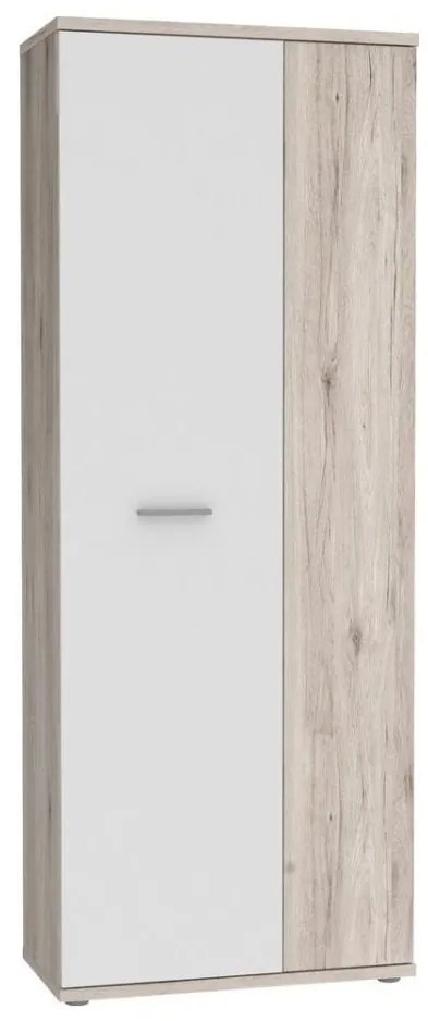 Komoda/Botník SIMO bílá/taupe MS157-P79F