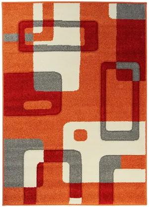 B-Line Červený kusový koberec PORTLAND 3064Z23Q 67x120 cm